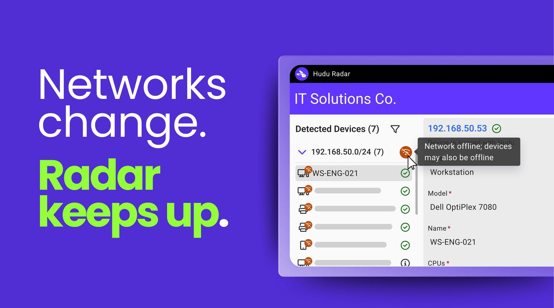 Introducing: Hudu Radar