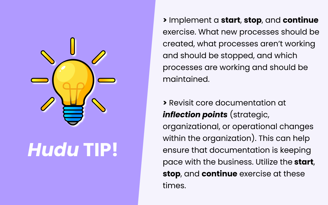 Build a strong documentation culture with Hudu | Blog